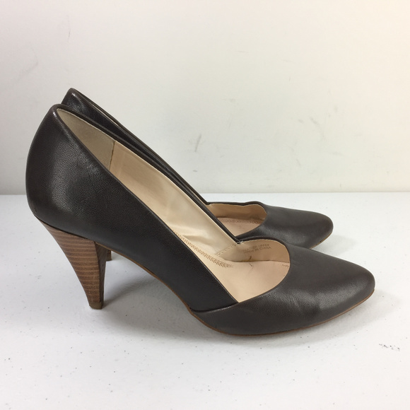 Tahari | Shoes | Tahari 6 M Carla Brown Leather High Heels Pump | Poshmark